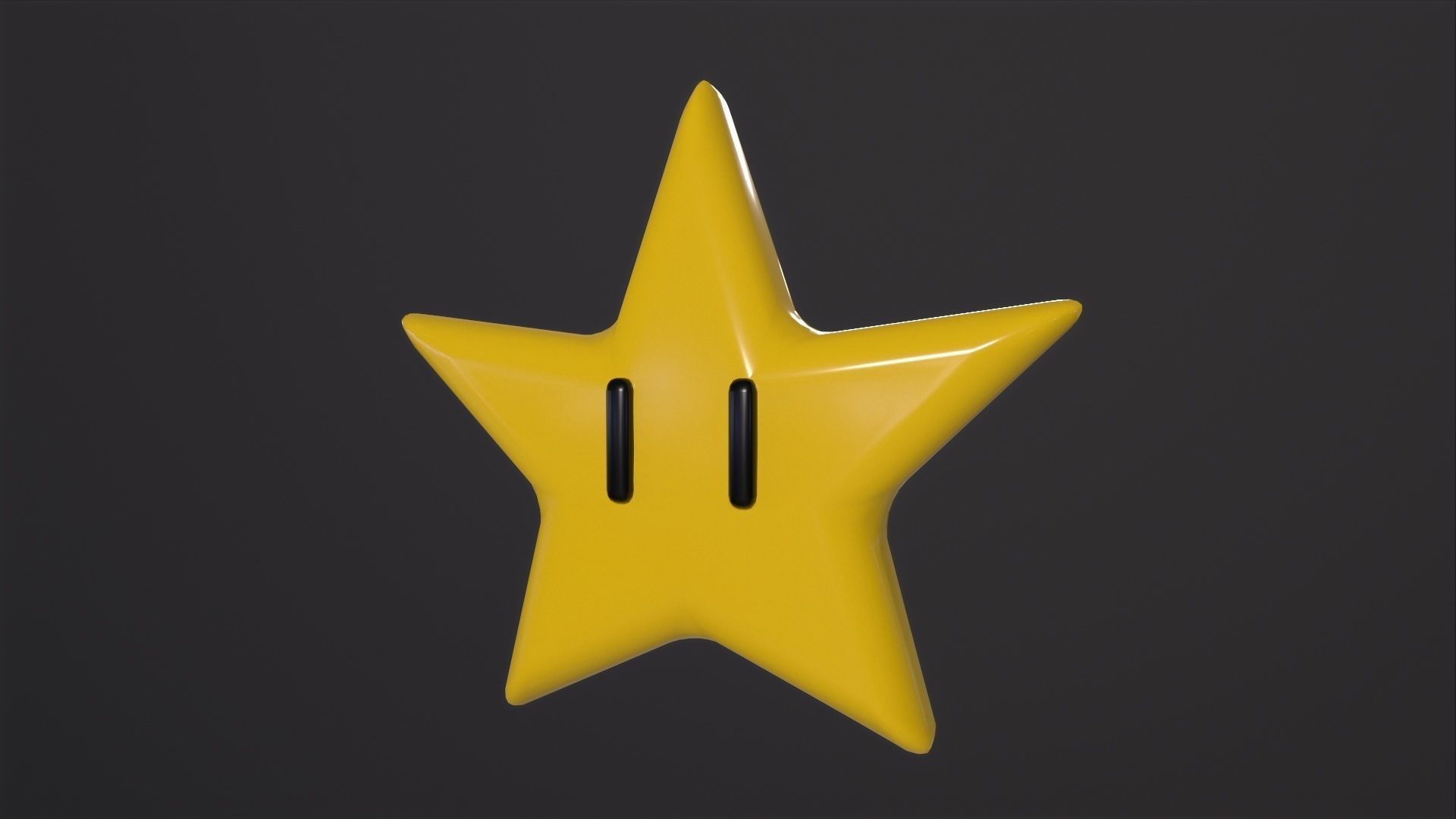 3D model Mario Star 3D Model VR / AR / low-poly | CGTrader