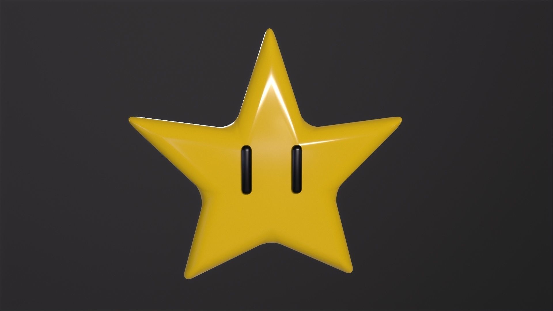 3D model Mario Star 3D Model VR / AR / low-poly | CGTrader