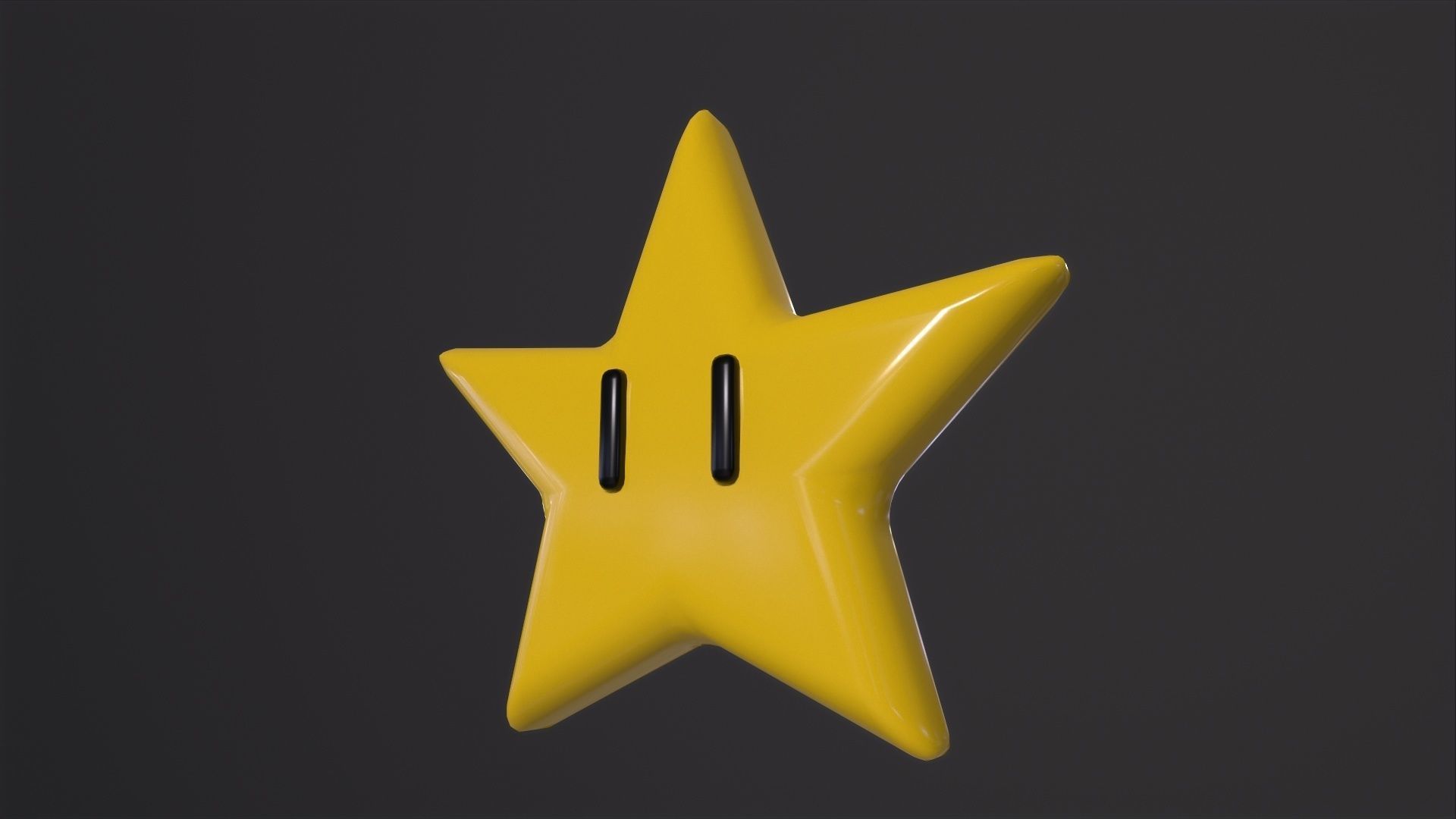 3D model Mario Star 3D Model VR / AR / low-poly | CGTrader