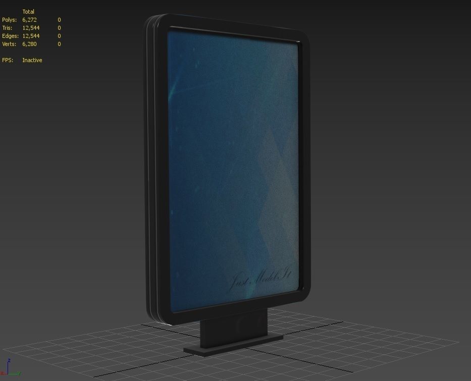 3D model Stand Display M01 VR / AR / low-poly | CGTrader