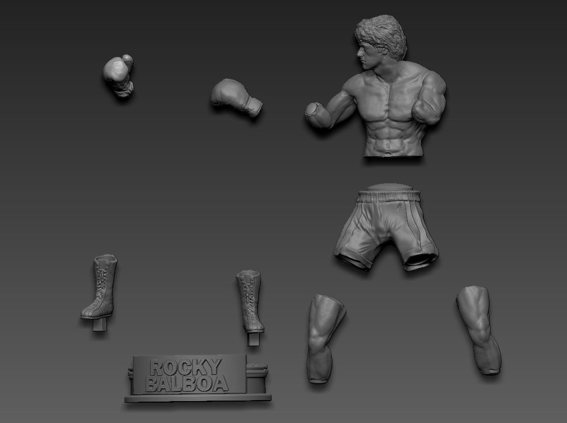 Rocky 3D model 3D printable | CGTrader