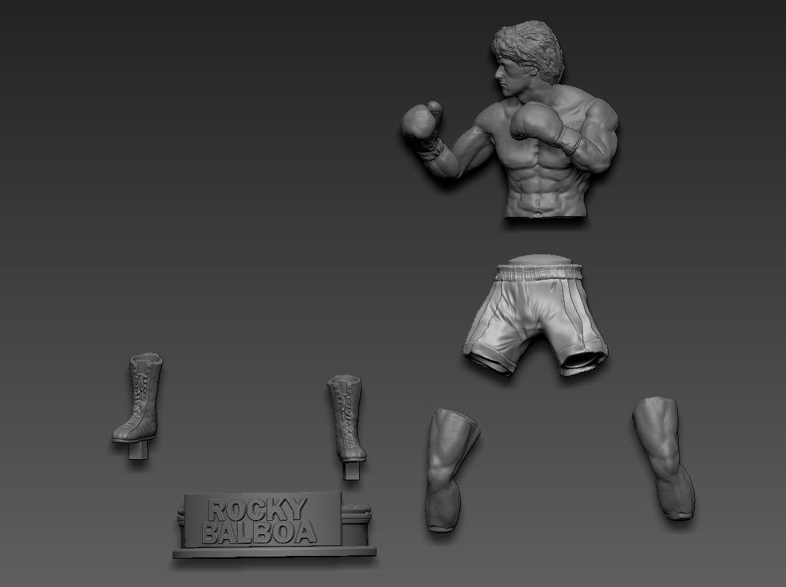Rocky 3D model 3D printable | CGTrader