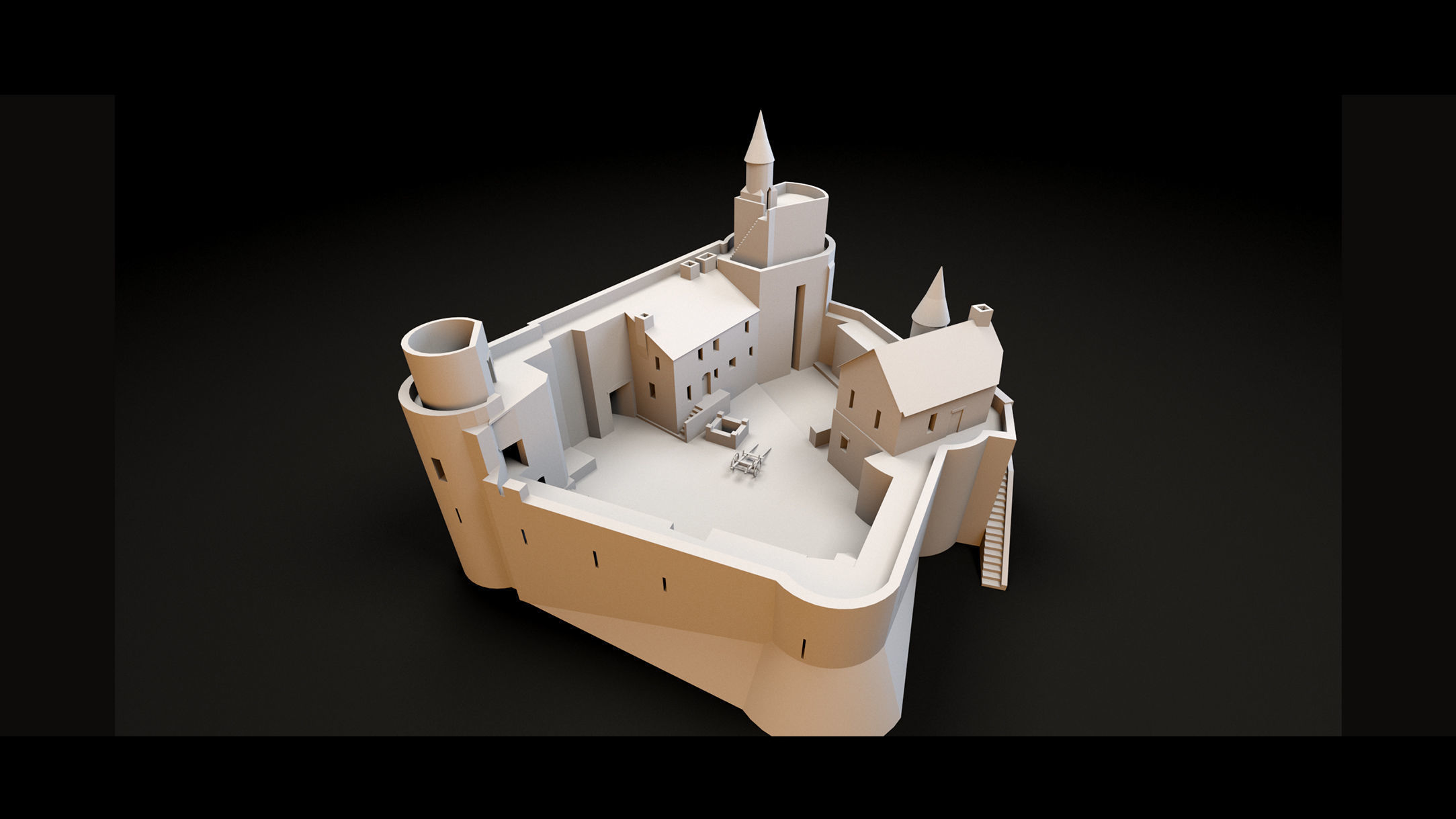2 Castles- 3d Model 3D model | CGTrader