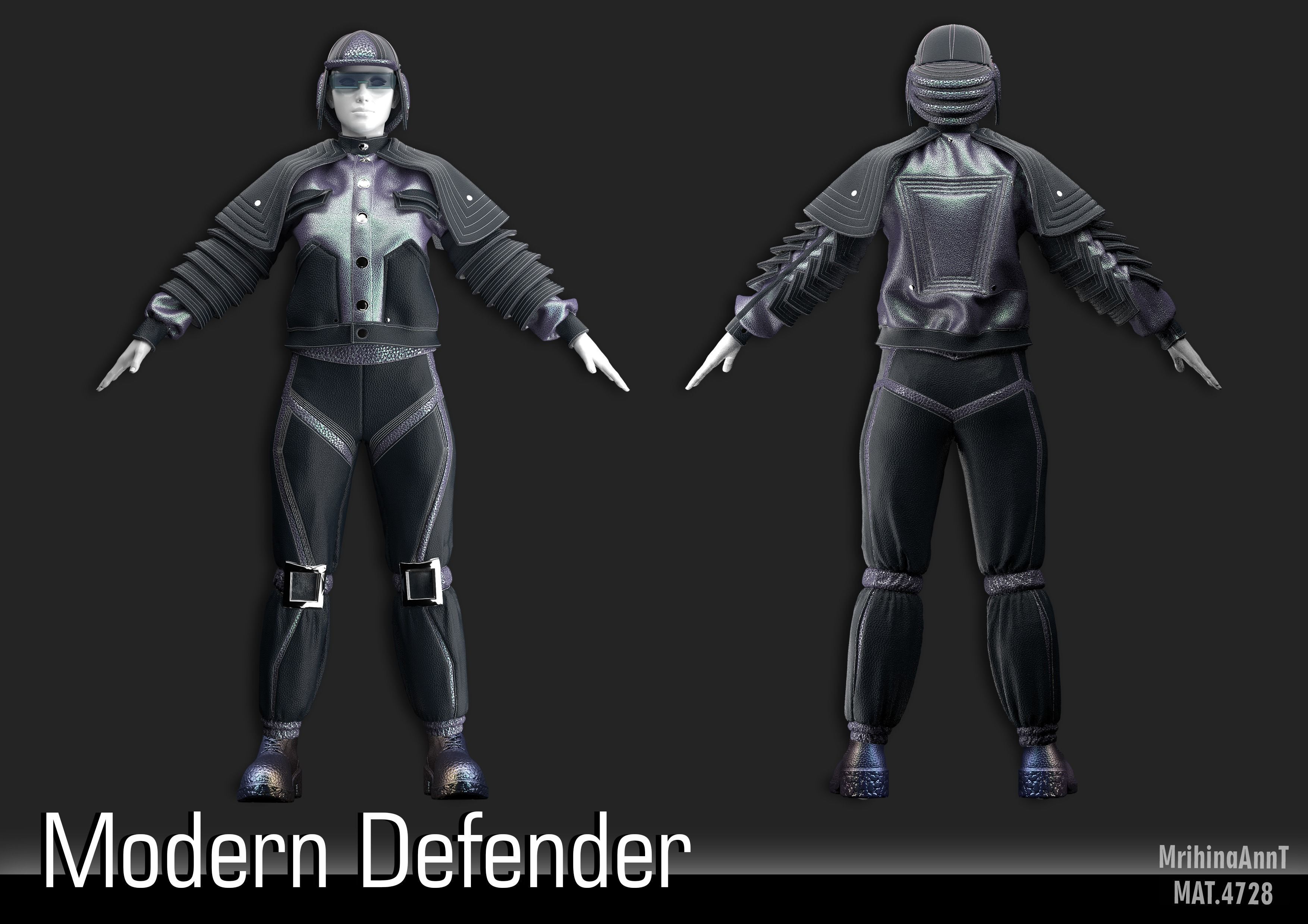 Modern defender 3D model | CGTrader