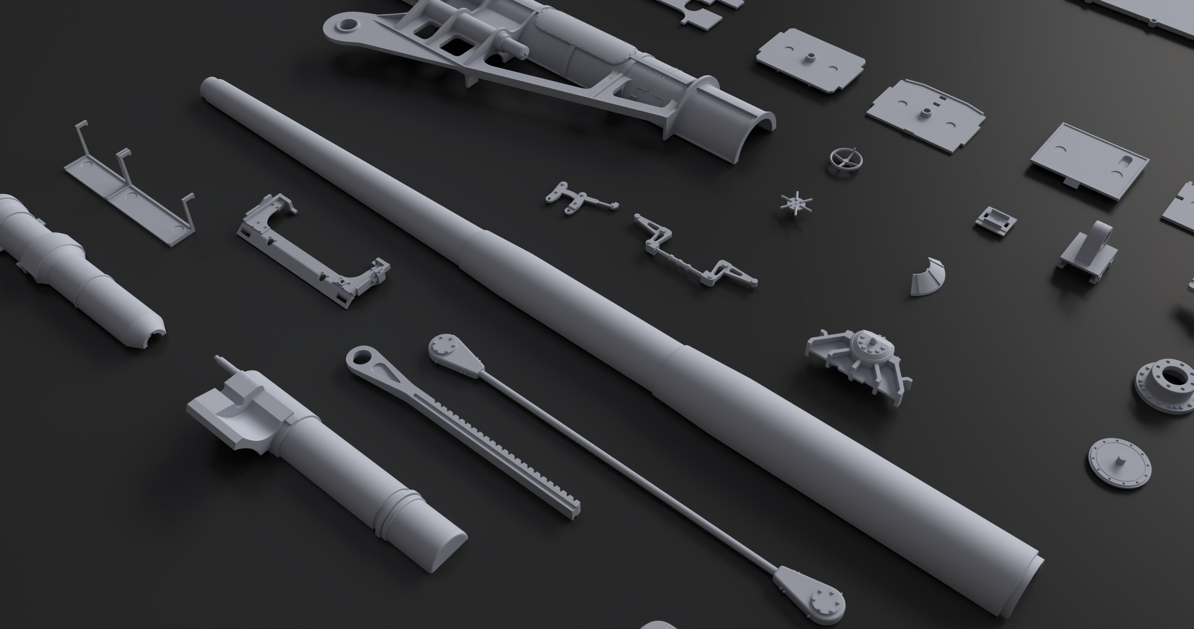 Kitbash Kit - 90 Original Star Wars Parts 3D model | CGTrader