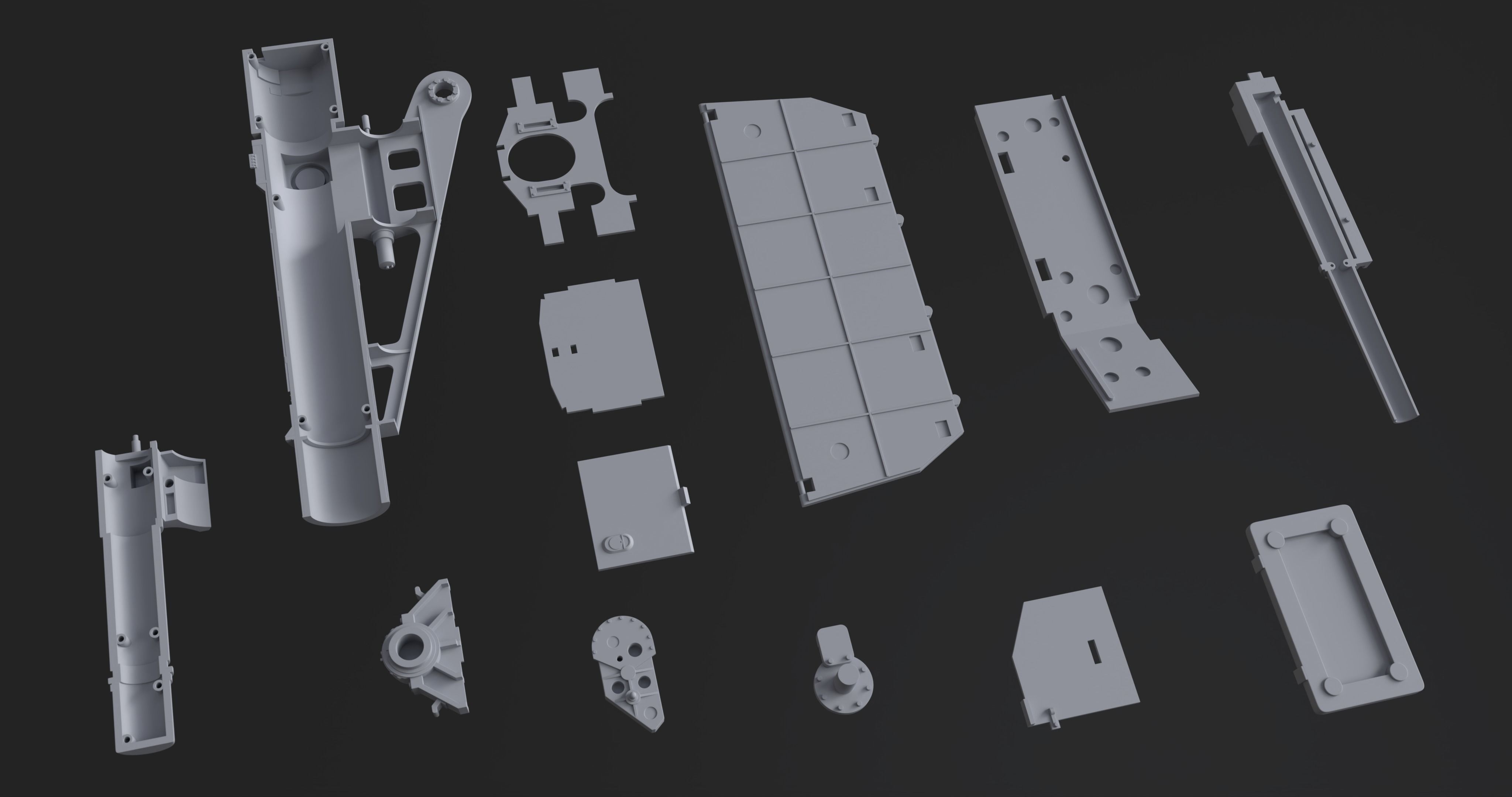 Kitbash Kit - 90 Original Star Wars Parts 3D model | CGTrader