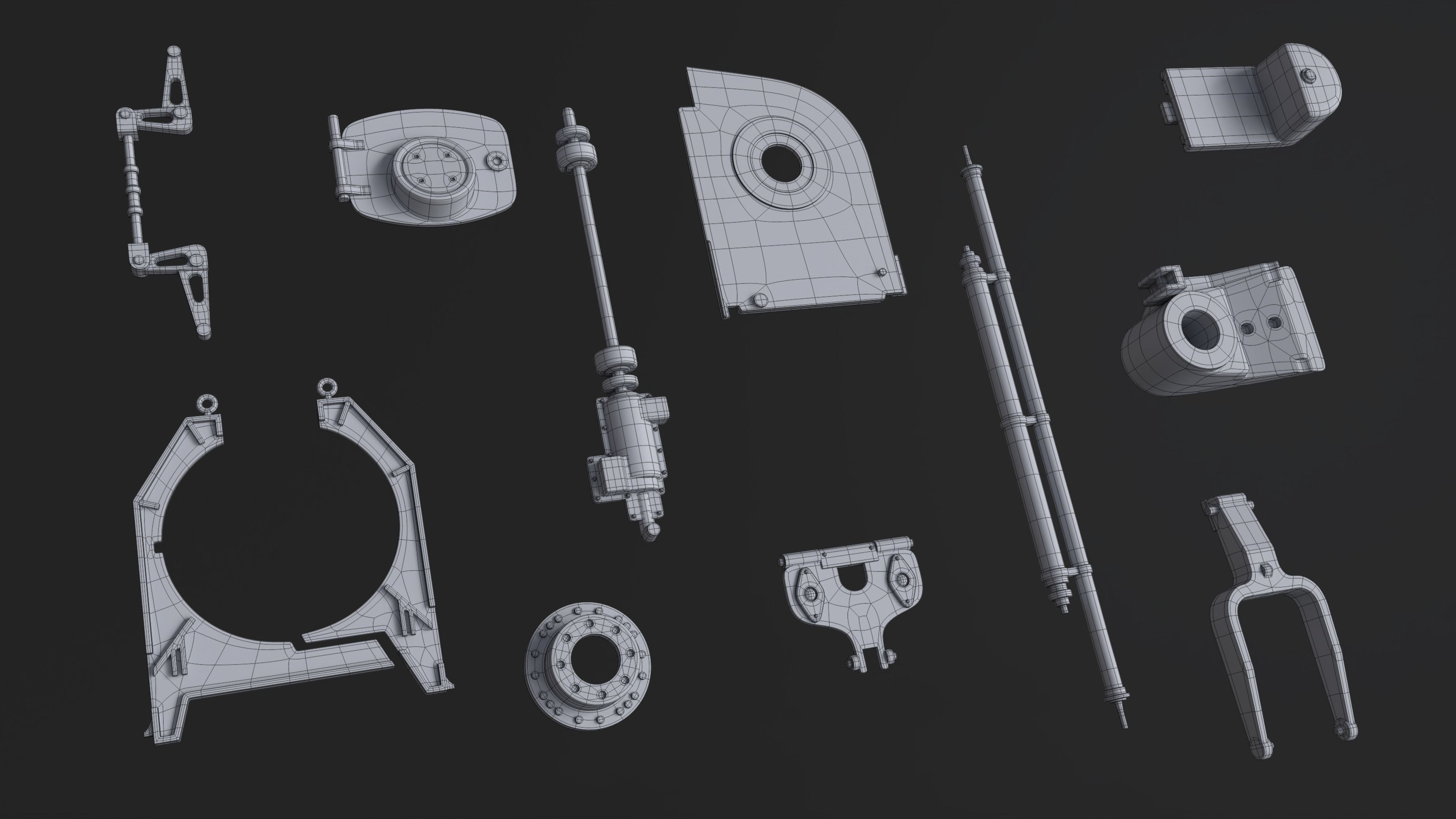 Kitbash Kit - 25 Free Original Star Wars Parts free 3D model | CGTrader