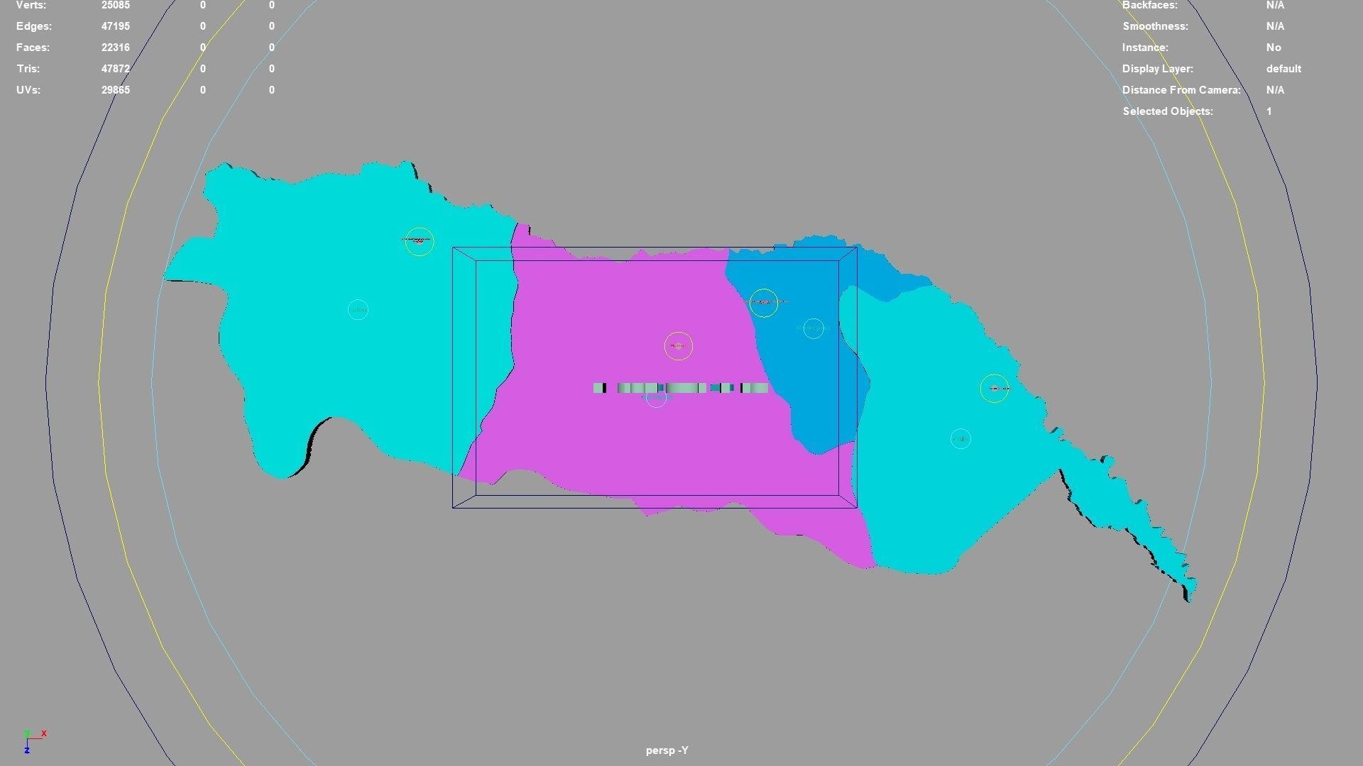 Igdir Eastern Anatolia Region Turkey map region geography 3D model ...