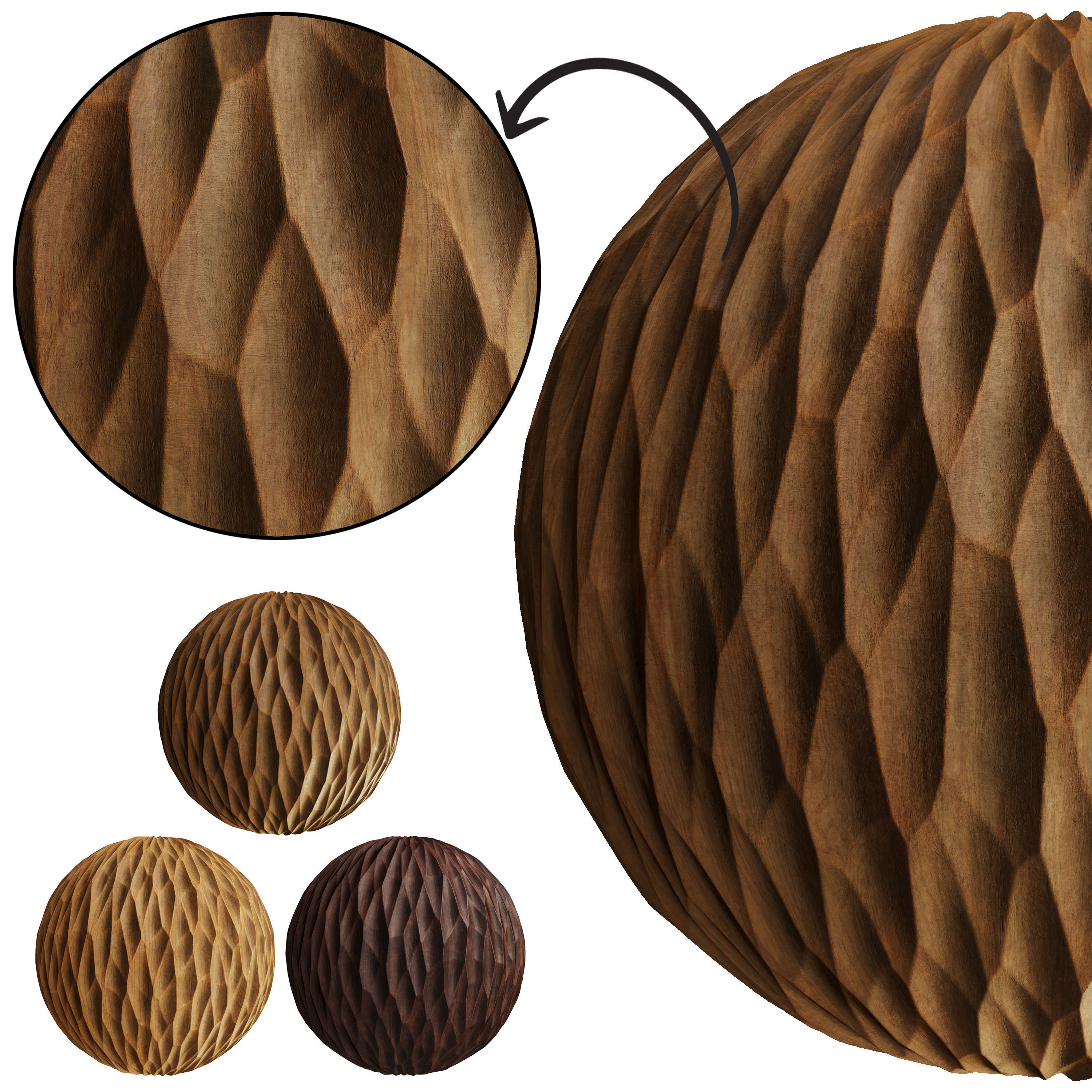 Texture Art Wood - Curve Wood - Seamless VR / AR / low-poly | CGTrader