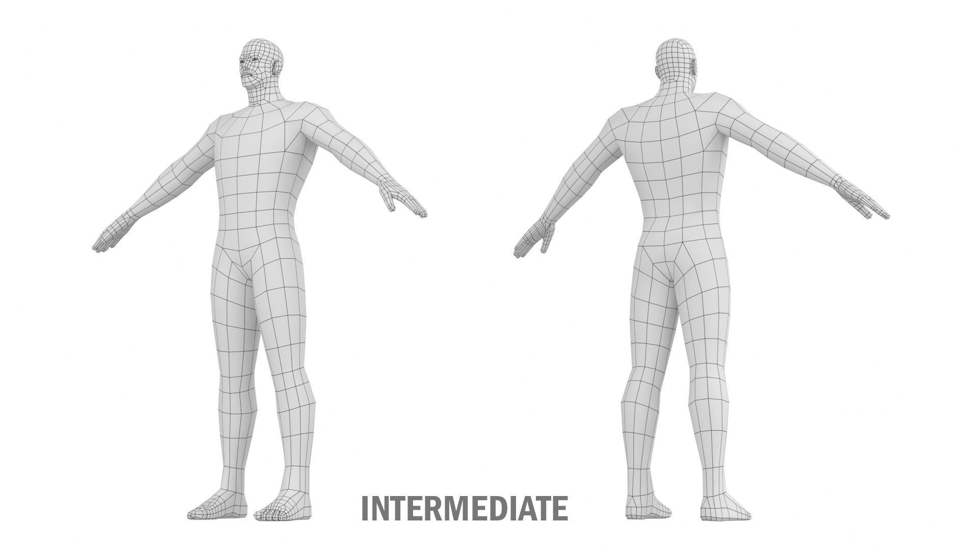 Hero Male in A-Pose Base Mesh 3D model | CGTrader