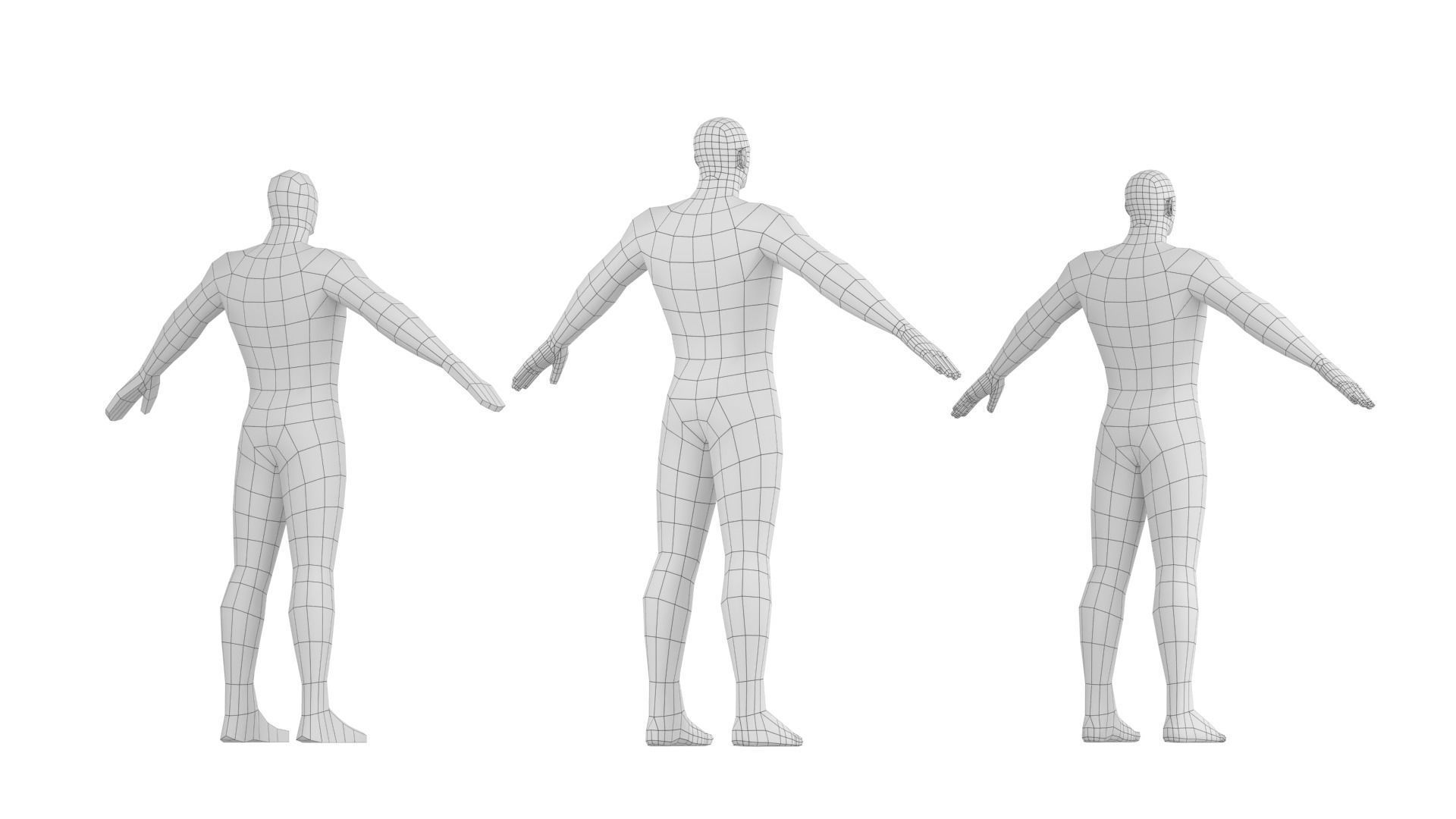Hero Male in A-Pose Base Mesh 3D model | CGTrader