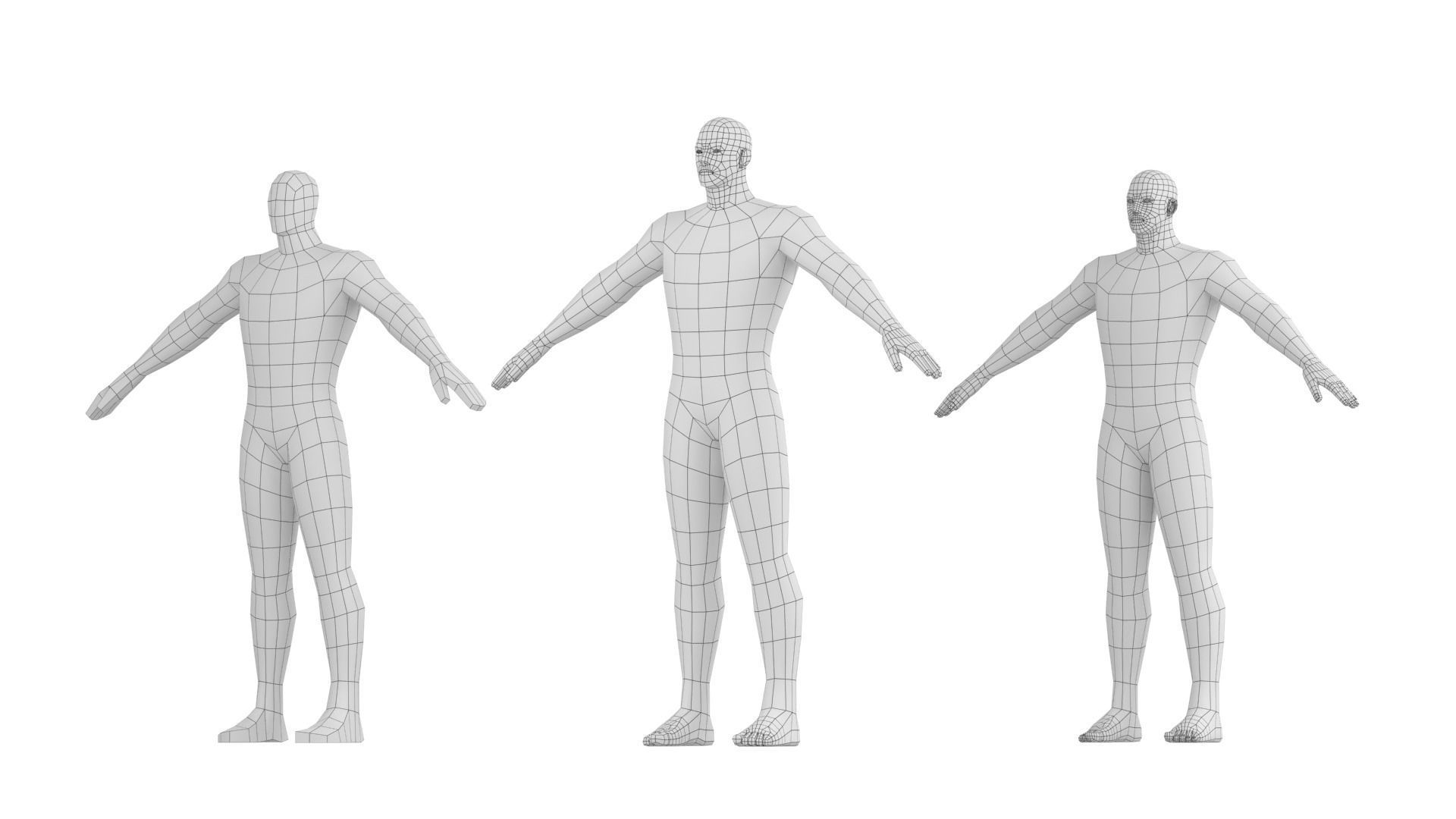 Hero Male in A-Pose Base Mesh 3D model | CGTrader