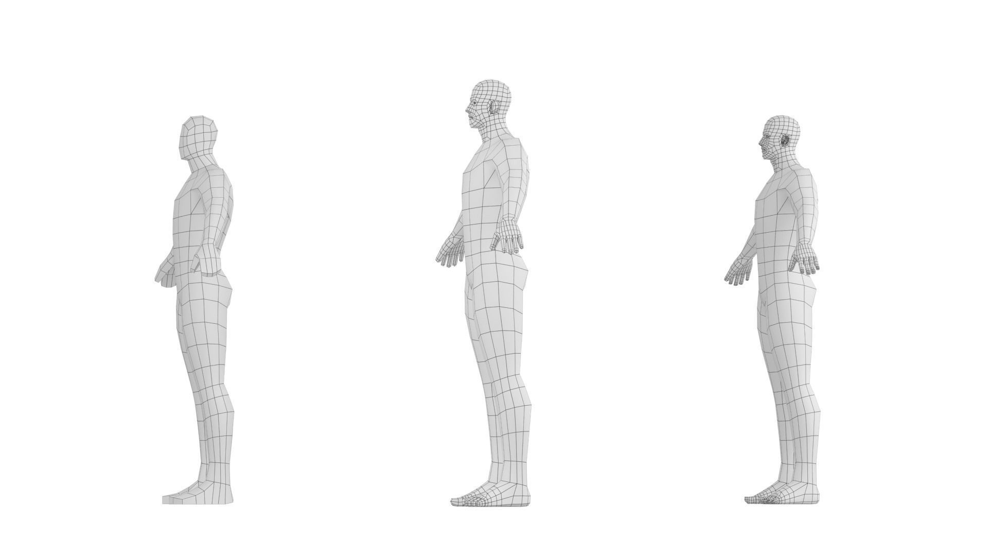 Hero Male in A-Pose Base Mesh 3D model | CGTrader