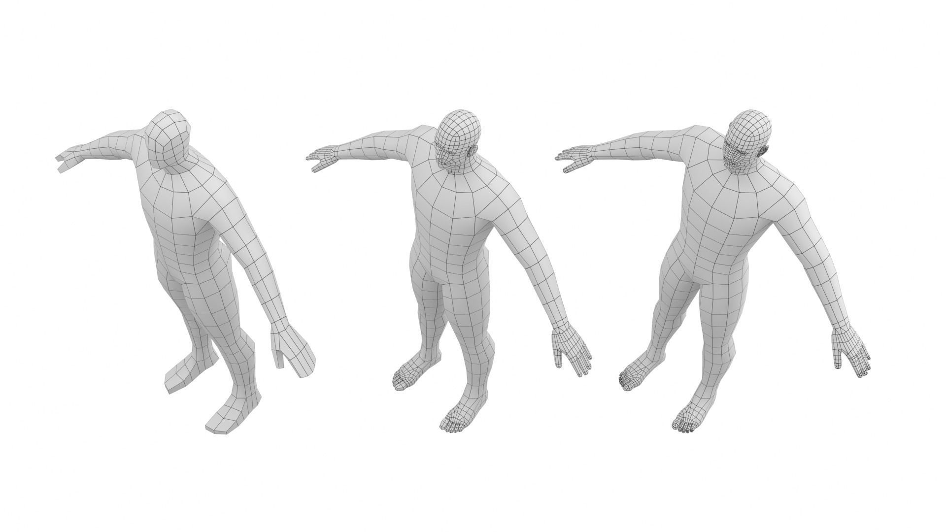 Hero Male in A-Pose Base Mesh 3D model | CGTrader