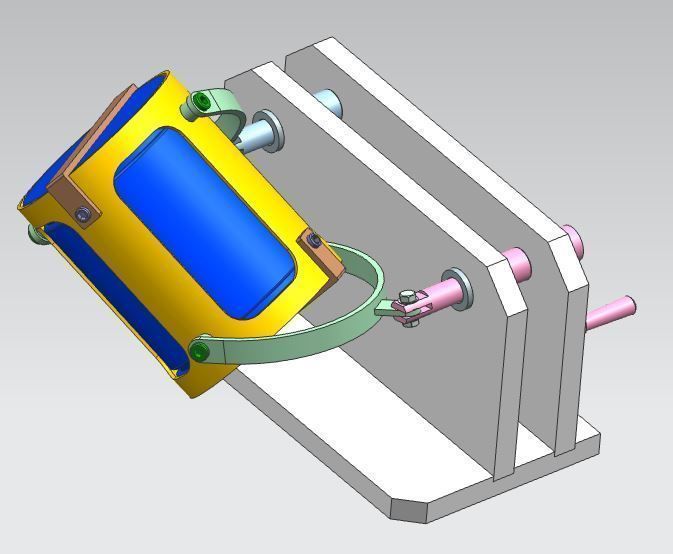 HAND OPERATED TUMBLER MIXER 3D CAD MODEL 3D model | CGTrader