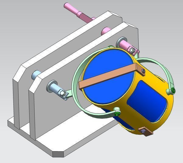 HAND OPERATED TUMBLER MIXER 3D CAD MODEL 3D model | CGTrader