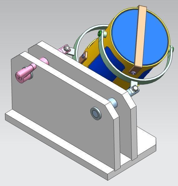 HAND OPERATED TUMBLER MIXER 3D CAD MODEL 3D model | CGTrader