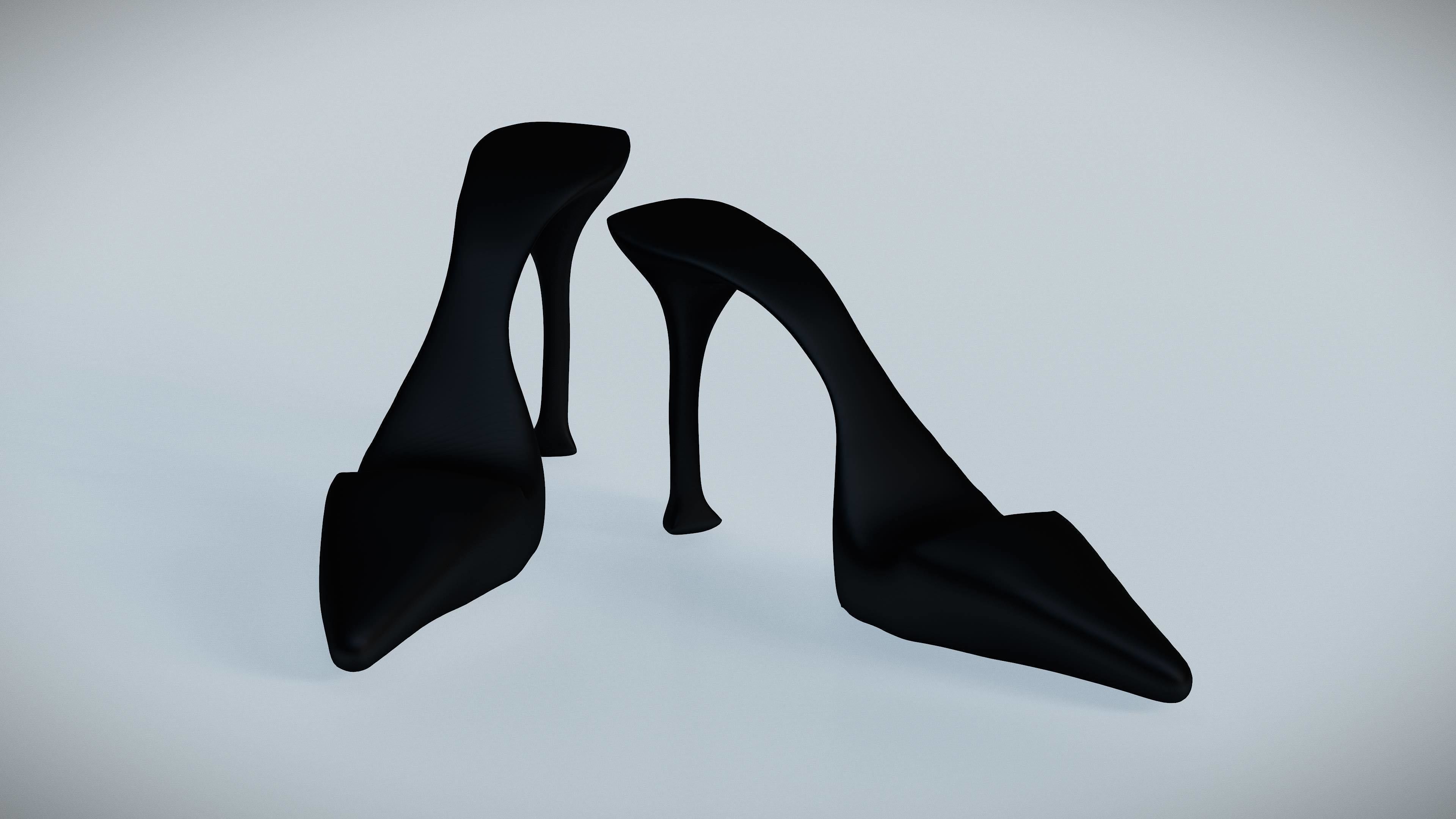 Simple shoes free 3D model | CGTrader