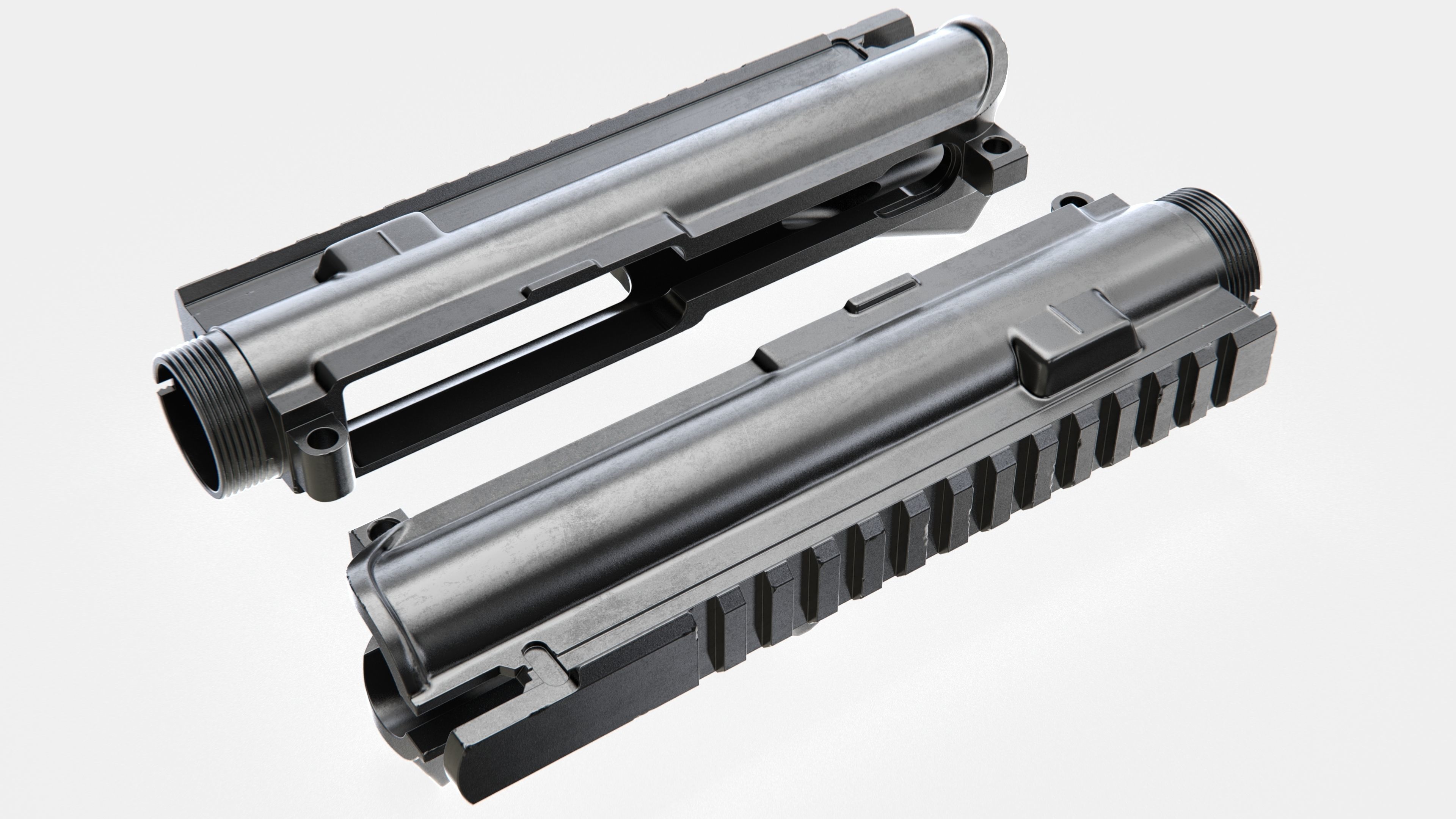 M4A1 - AR-15 - receiver upper - HIGHPOLY - NATO 3D model | CGTrader