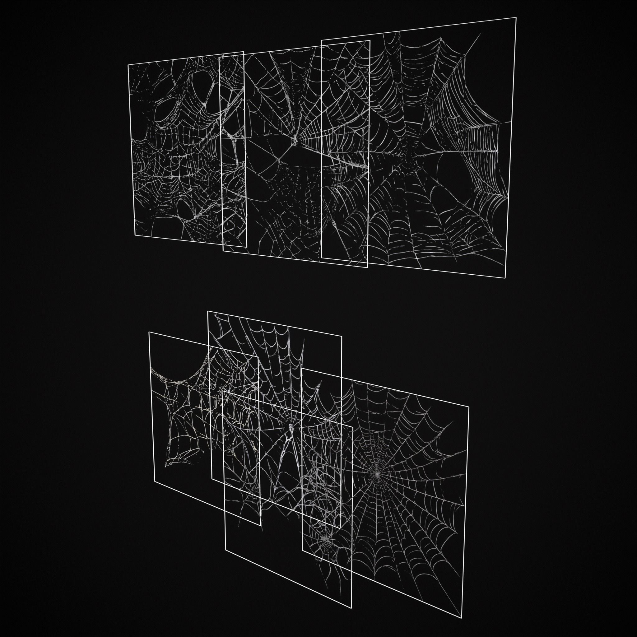 3D Model Collection Spider Webs Big Pack VR / AR / low-poly | CGTrader