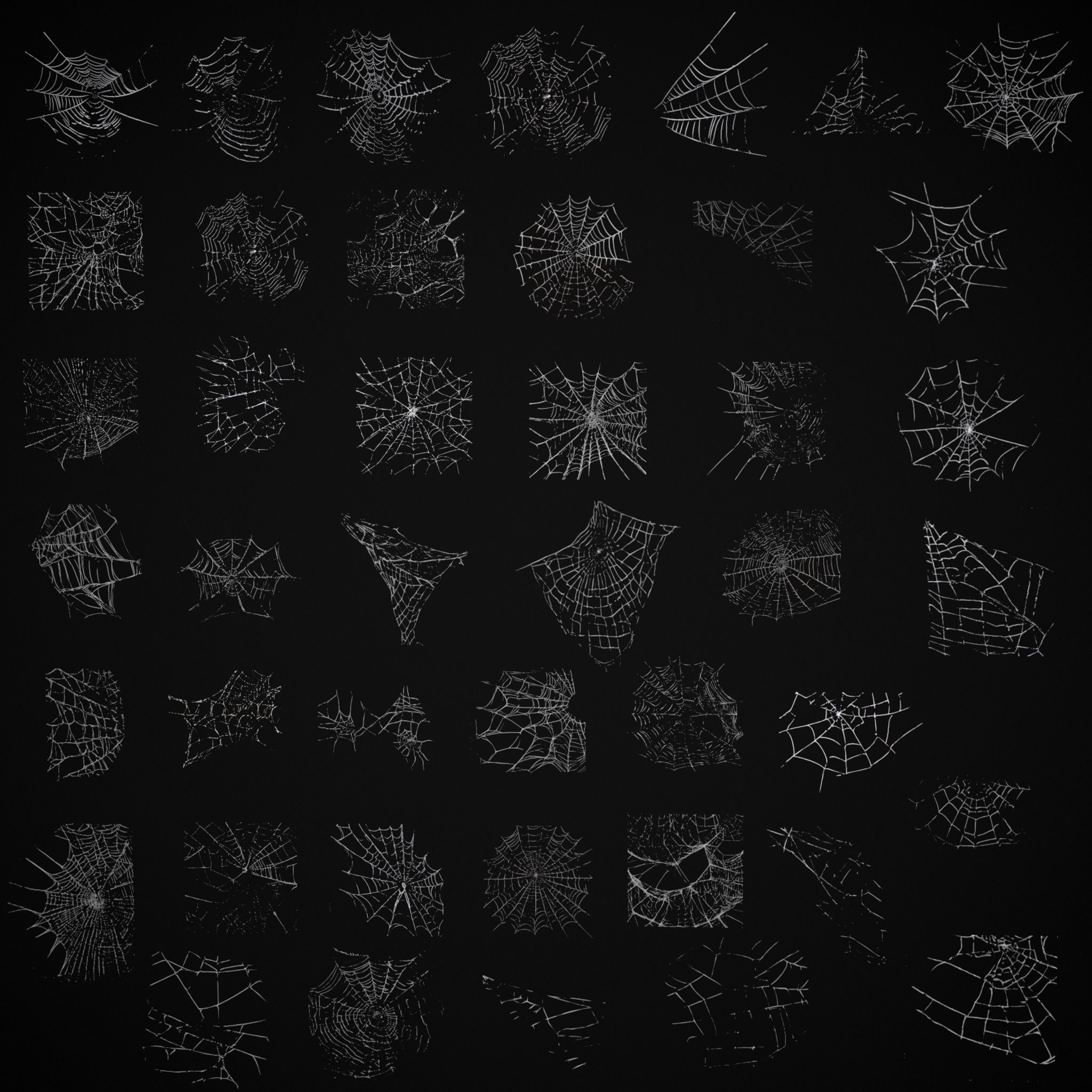 3D Model Collection Spider Webs Big Pack VR / AR / low-poly | CGTrader