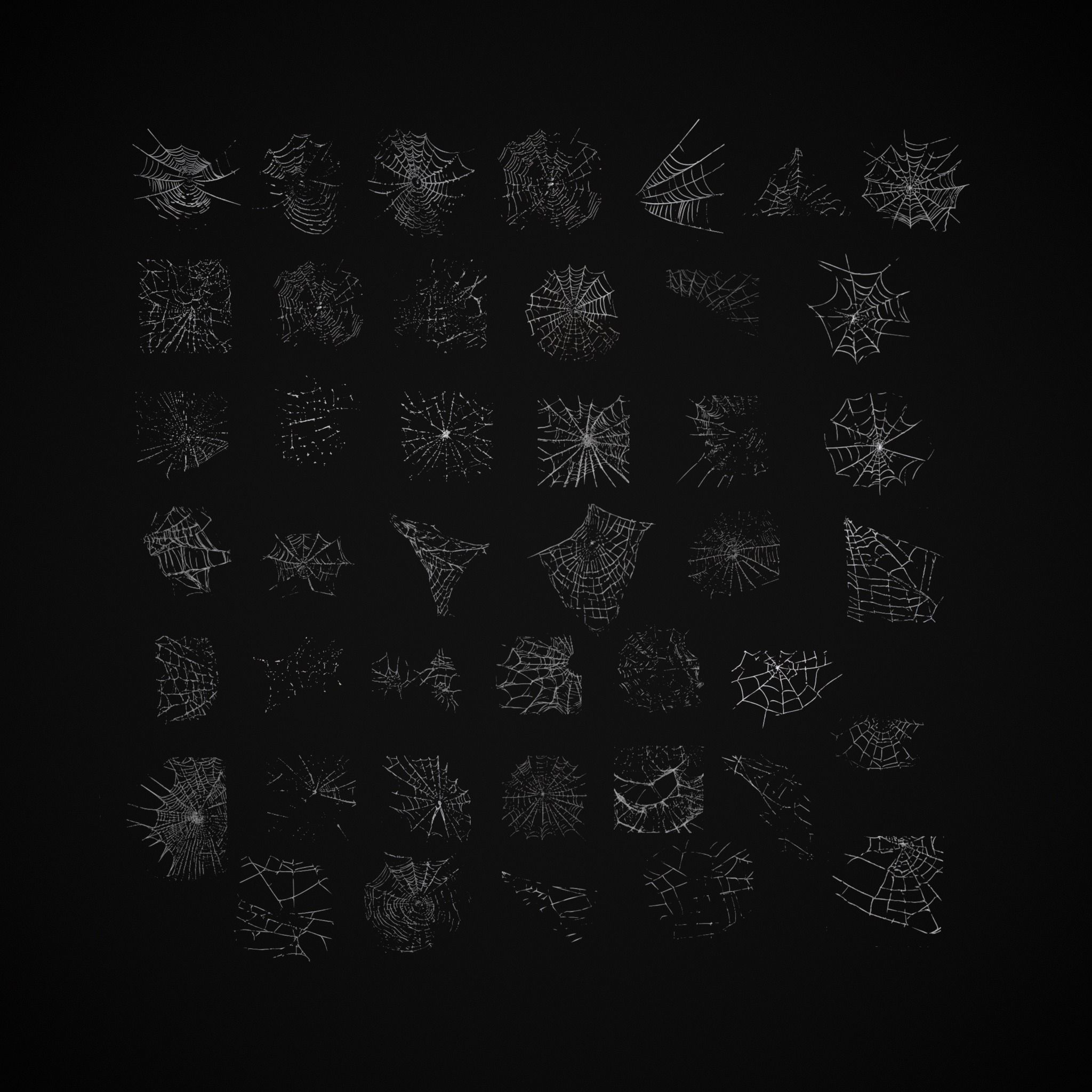 3D Model Collection Spider Webs Big Pack VR / AR / low-poly | CGTrader