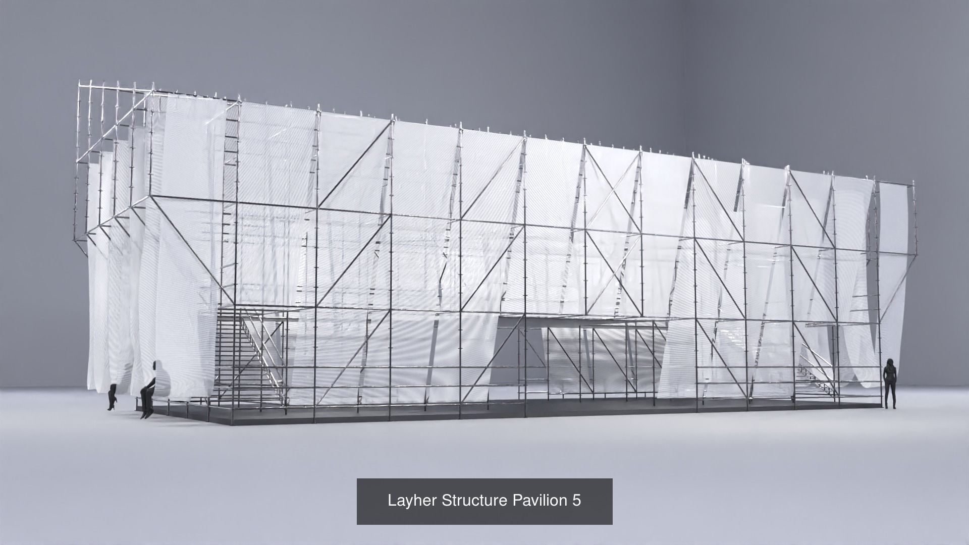 Layher Structure Pavilions - 5 Pack PART 1 3D Model Collection | CGTrader