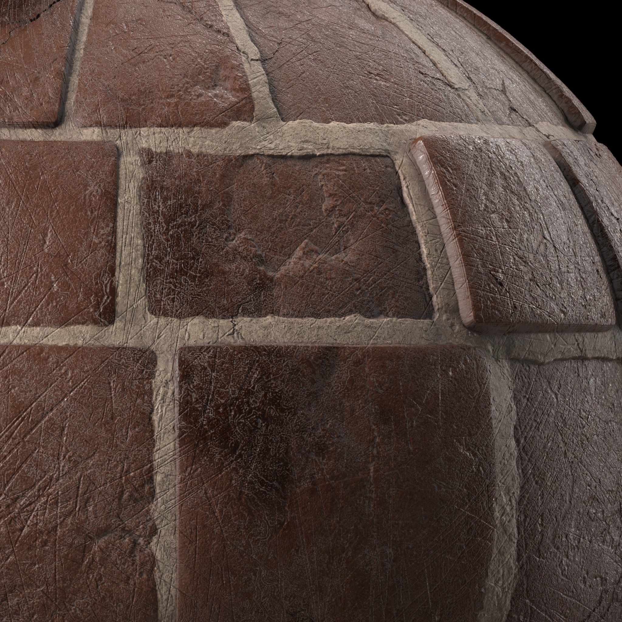 Texture Stone Wall Materials 81- Slat Stone wall - Sbsar Pbr 4k ...