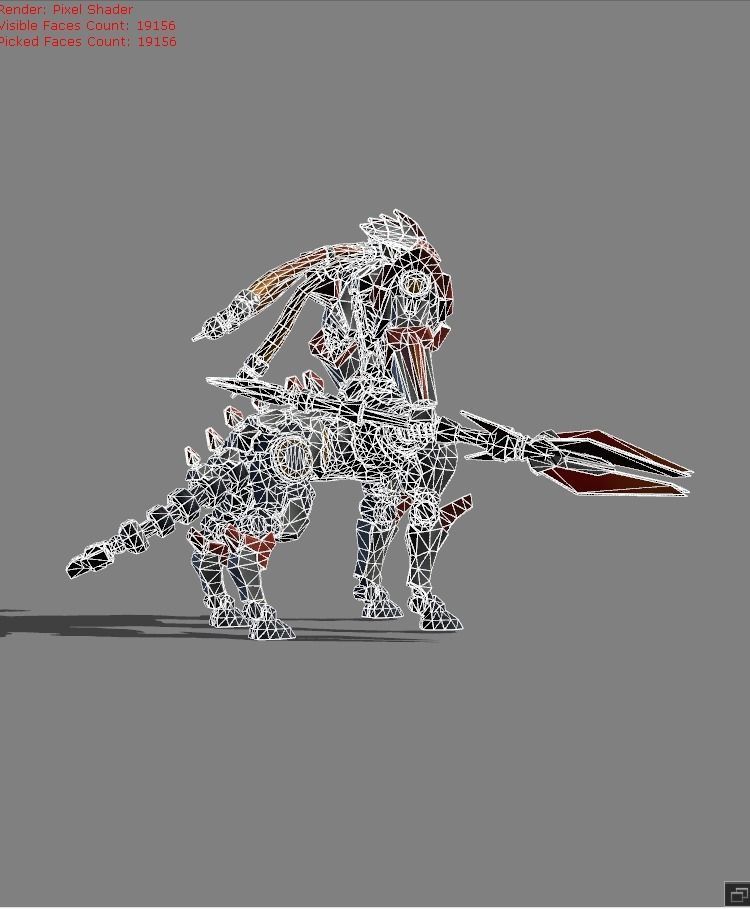 3D model hylos Iron Steed Skin limit VR / AR / low-poly | CGTrader