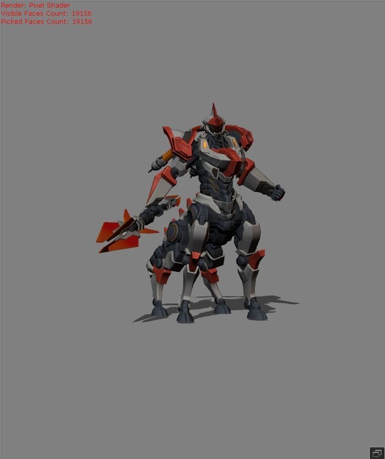 3D model hylos Iron Steed Skin limit VR / AR / low-poly | CGTrader