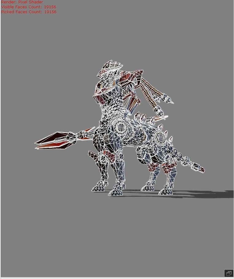 3D model hylos Iron Steed Skin limit VR / AR / low-poly | CGTrader