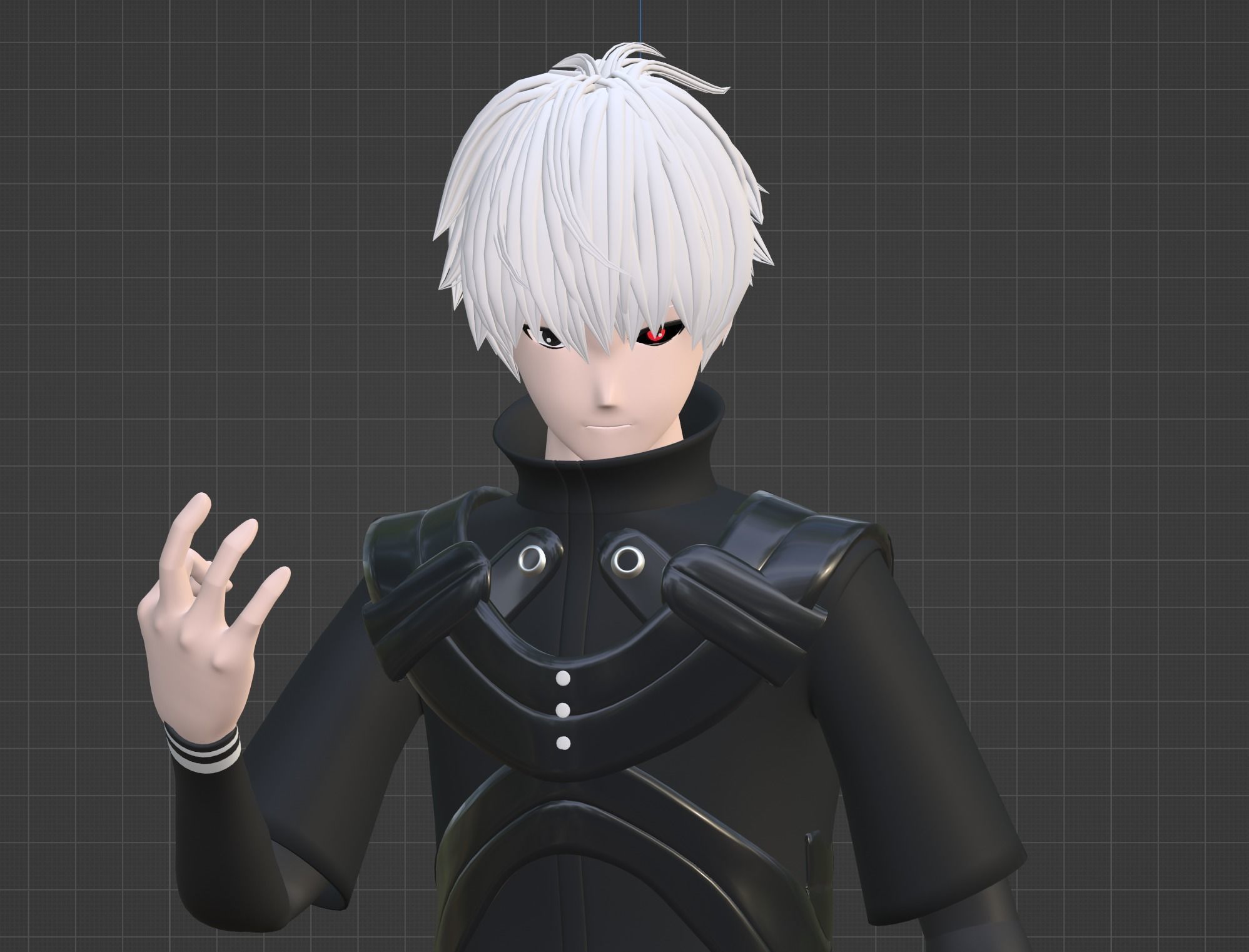 Ken Kaneki - tokyo ghoul 3D model rigged | CGTrader