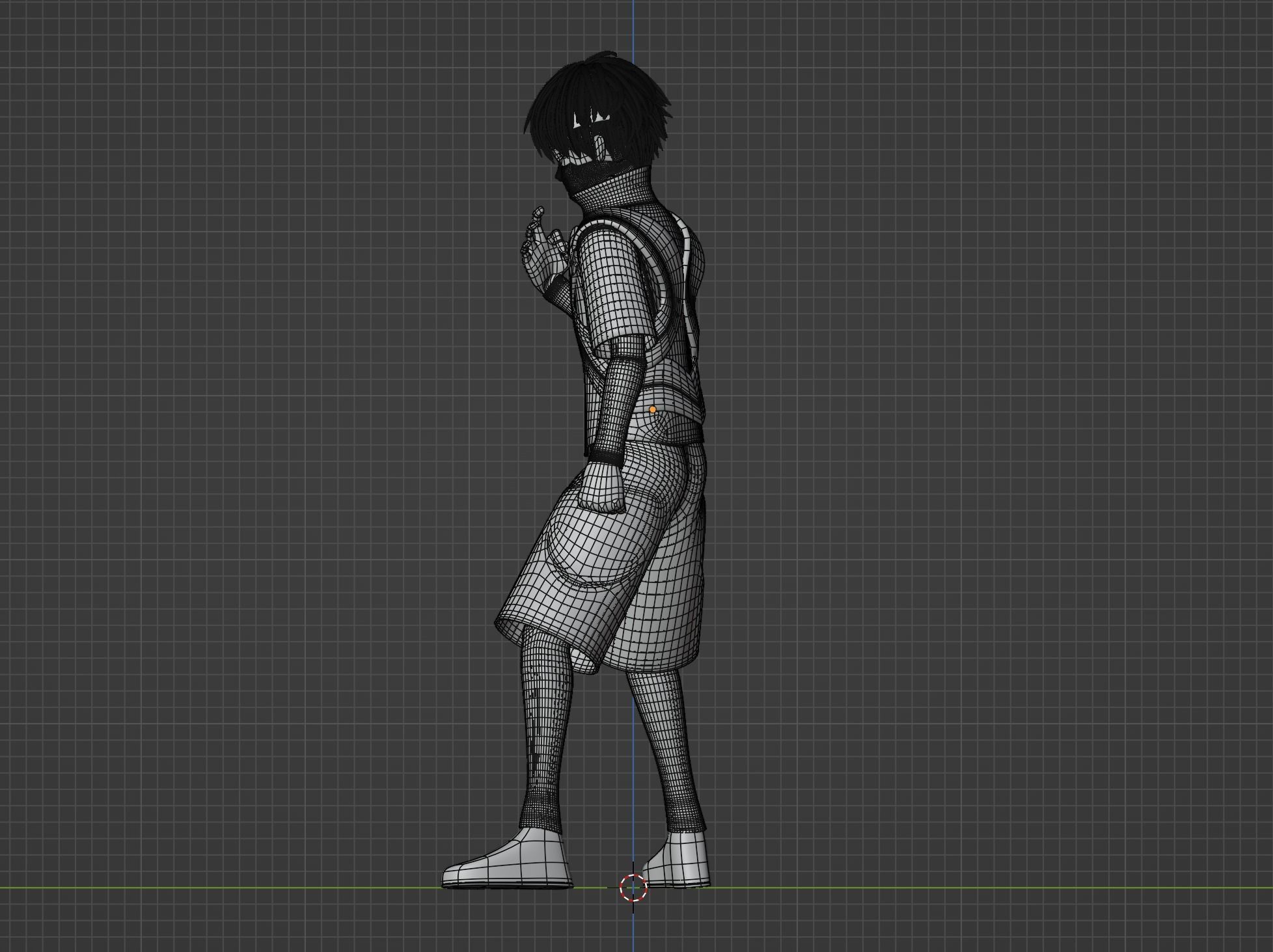 Ken Kaneki - tokyo ghoul 3D model rigged | CGTrader