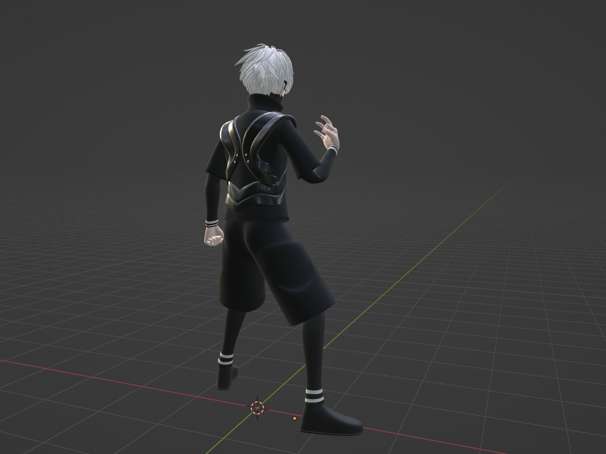Ken Kaneki - tokyo ghoul 3D model rigged | CGTrader