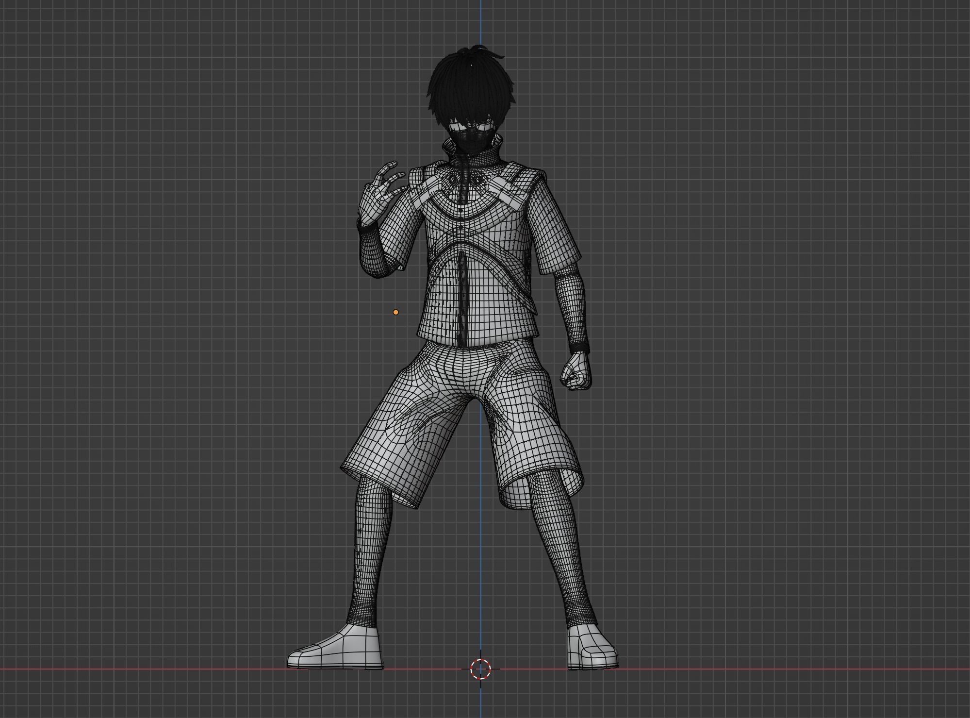 Ken Kaneki - tokyo ghoul 3D model rigged | CGTrader