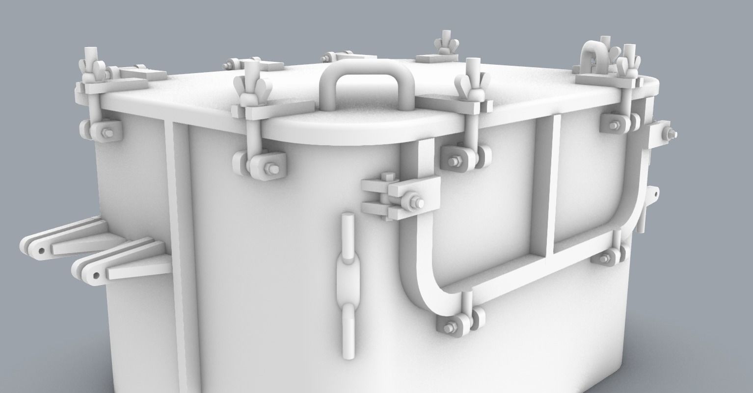 Ship Hatches Set PM - 4 Hatches 3D model 3D printable | CGTrader