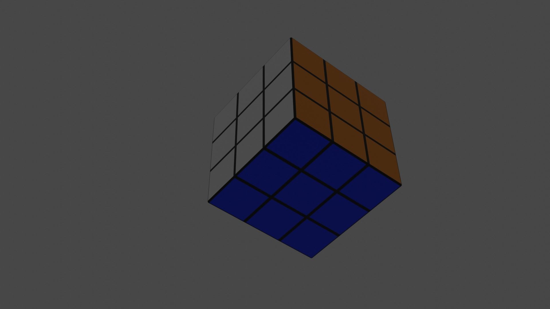 rubiks cube 3d model coloured model 3D model | CGTrader