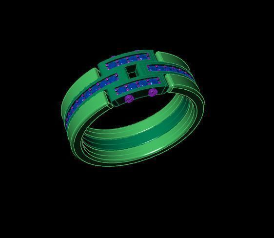 Rings 3D model 3D printable | CGTrader