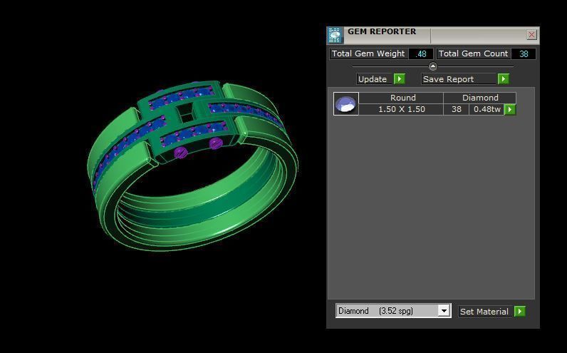 Rings 3D model 3D printable | CGTrader