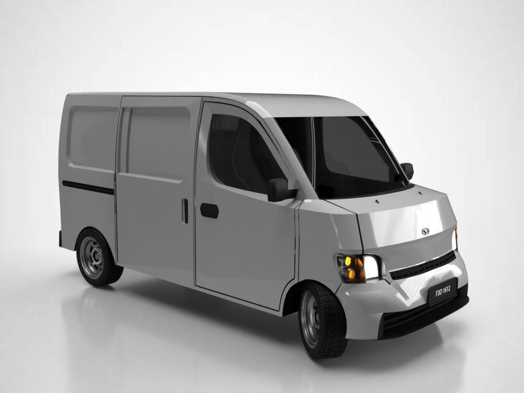 VAN - light commercial vehicles van 3D MODEL 3D model | CGTrader