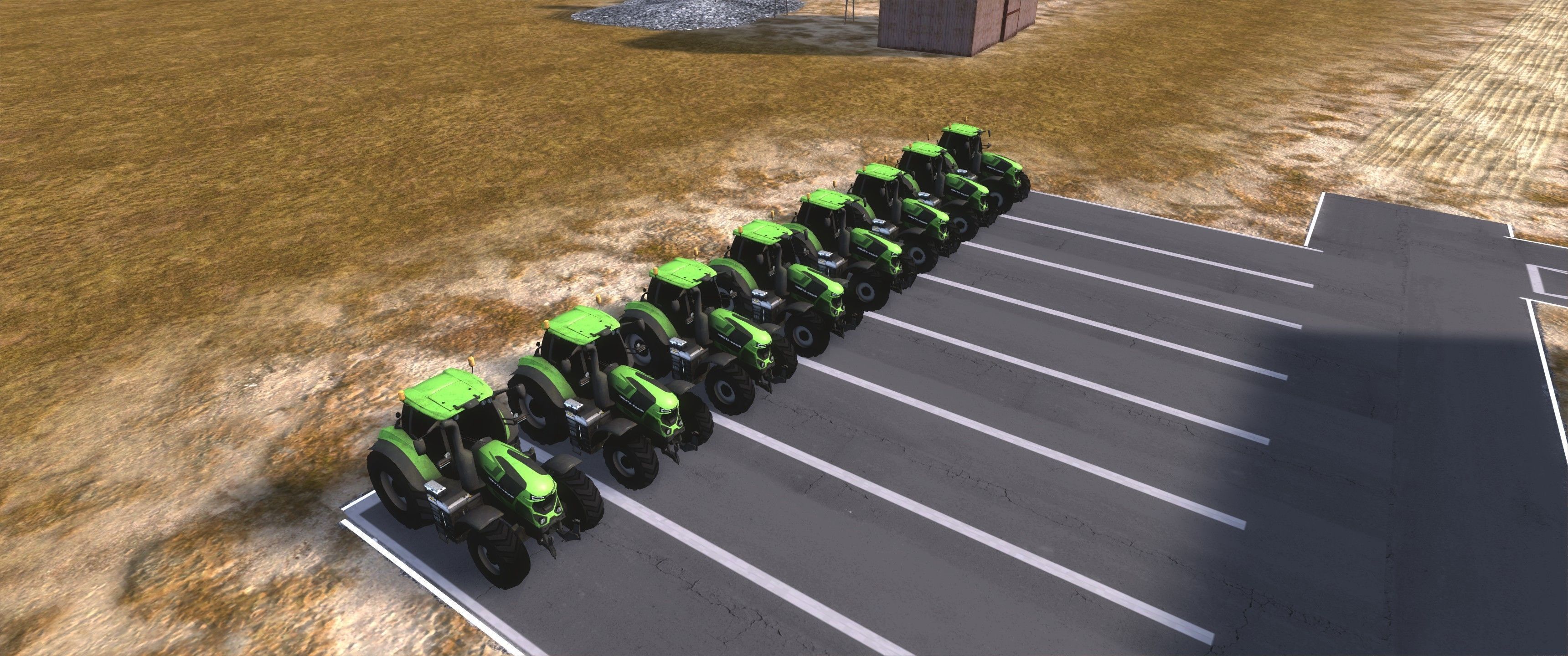 3D model DEUTZ-FAHR 7250 TTV Tractor VR / AR / low-poly | CGTrader