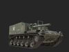 3D model Vietnam War USA Army M44 155mm self-propelled howitzer VR / AR / low-poly | CGTrader