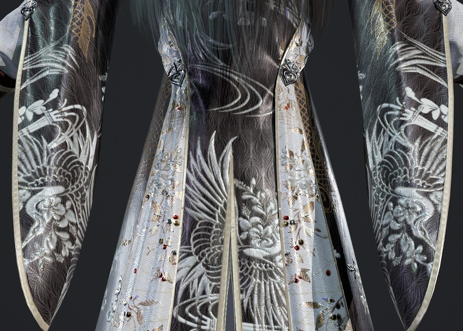 3D model Chinese Ancient Beauty in Hanfu Fantasy Asian Girls pretty VR ...