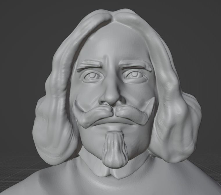 Diego Velazquez 3D model 3D printable | CGTrader