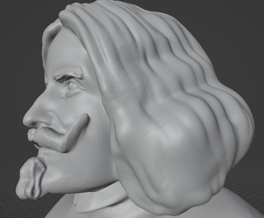 Diego Velazquez 3D model 3D printable | CGTrader
