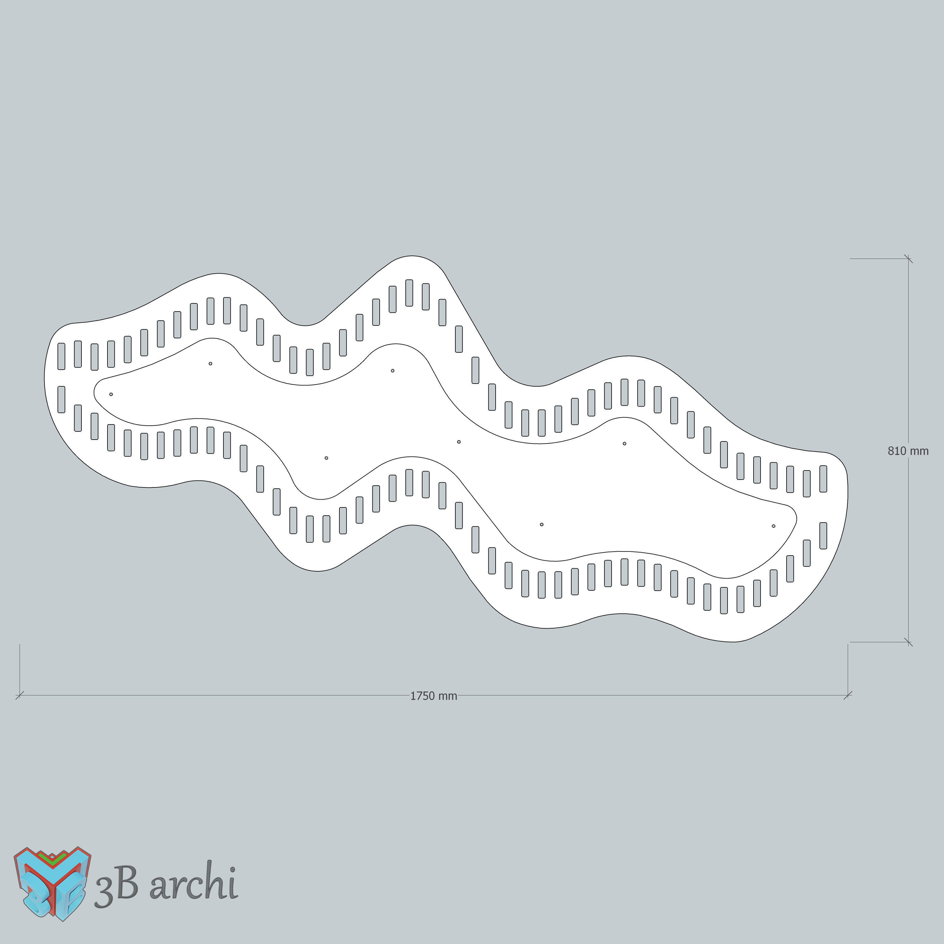 Parametric shelf 3D model | CGTrader