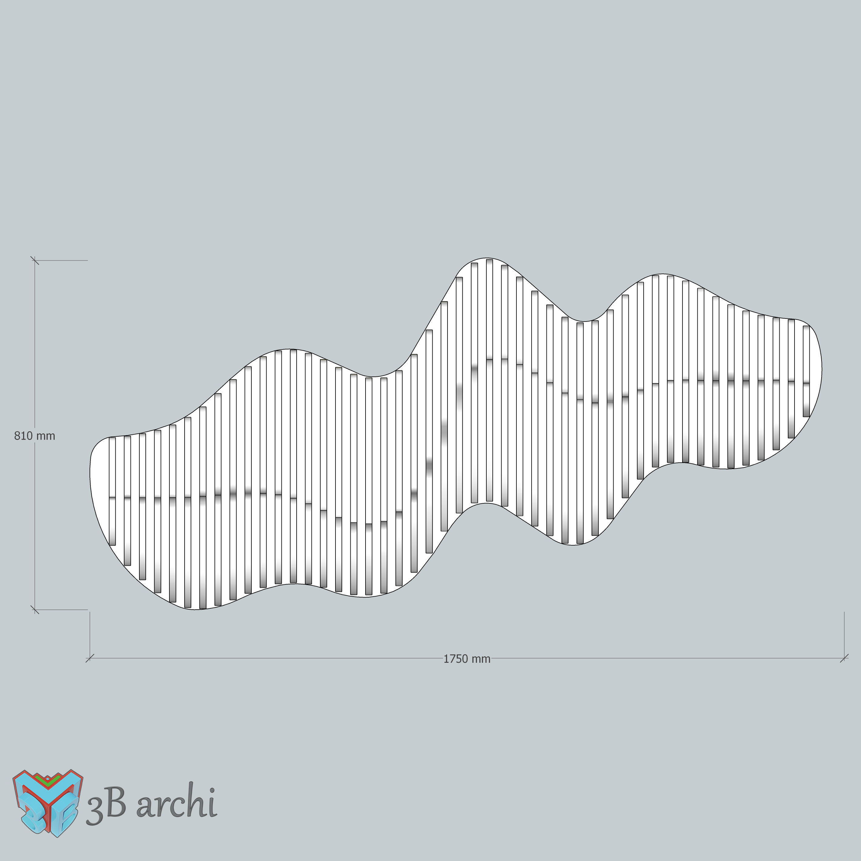 Parametric shelf 3D model | CGTrader
