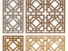 Wood Arabic Islamic pattern decorative grill screen 3D model | CGTrader