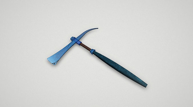 Game asset Stealthy Icebound Warriors Axe 3D model | CGTrader