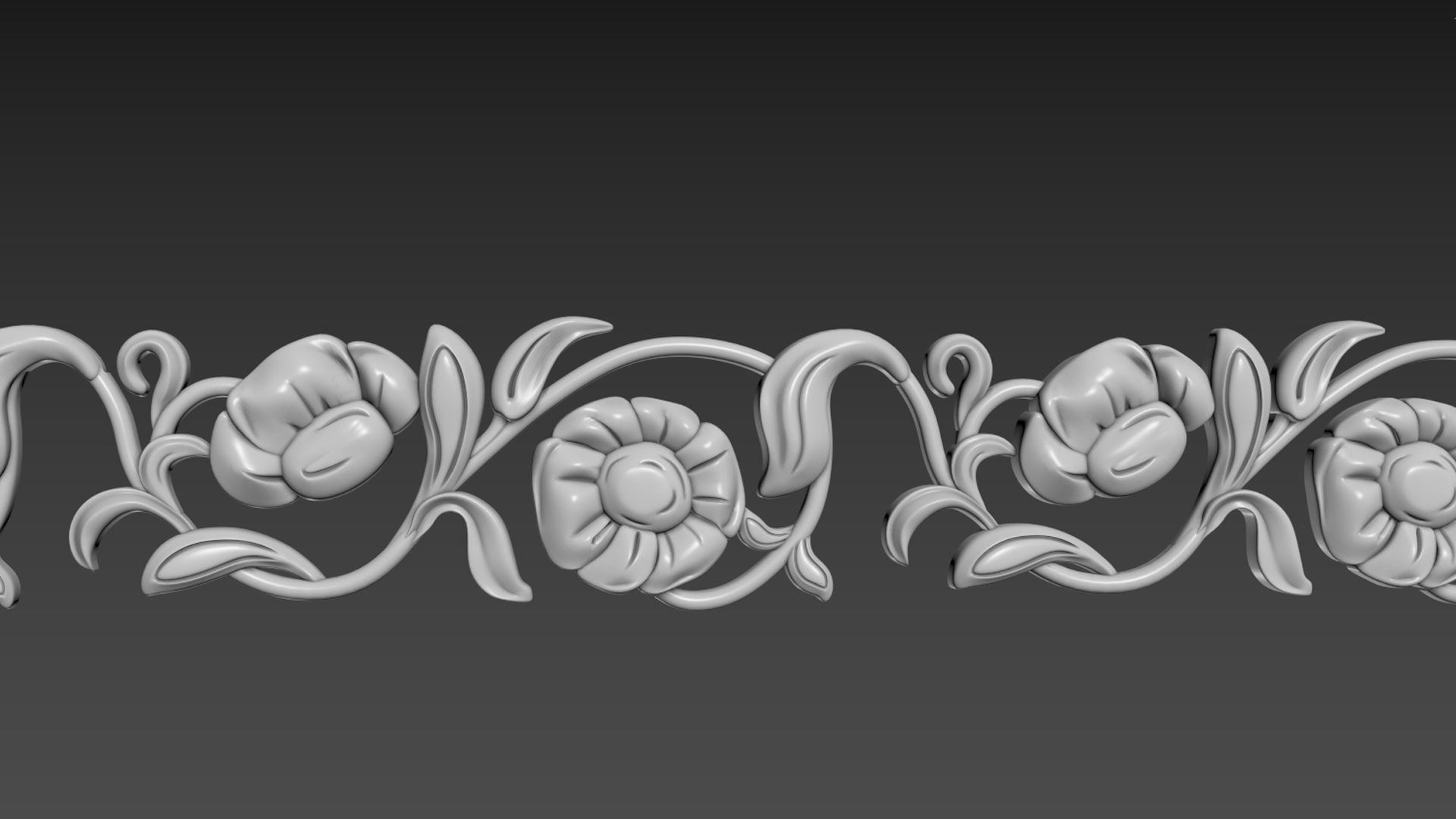 Molding Flowers 3D model | CGTrader